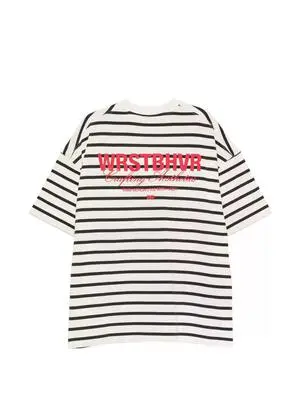 WRSTBHVR Horizontal-stripe Logo T-shirt