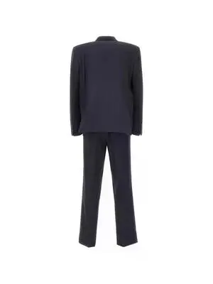 UNGARO Double-breasted Peak-lapel Suit - Blue