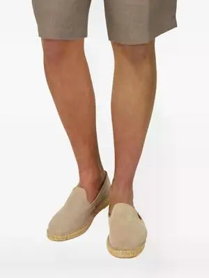Boggi Milano Suede Espadrilles - Neutrals