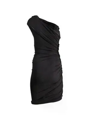 Atlein Asymmetric Ruched Dress