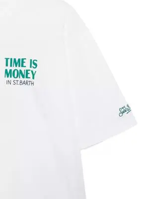MC2 SAINT BARTH Delmar Slogan-print Cotton T-shirt