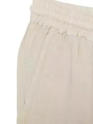 MC2 SAINT BARTH Linen Trousers - Neutrals