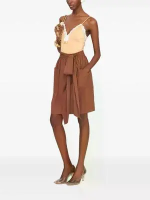 Chloé Bow-detail Pencil Skirt