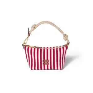 Miu Miu Spirit Cotton And Leather Pouch