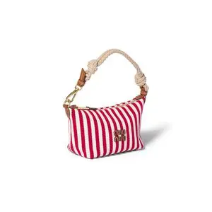 Miu Miu Spirit Cotton And Leather Pouch