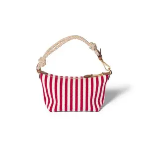 Miu Miu Spirit Cotton And Leather Pouch