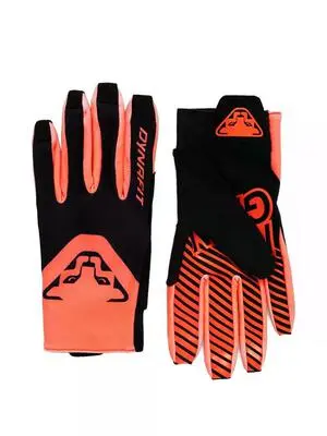 DYNAFIT Gloves With Logo Print - Black