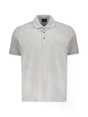 Paul & Shark Short-sleeve Cotton Polo Shirt - Grey