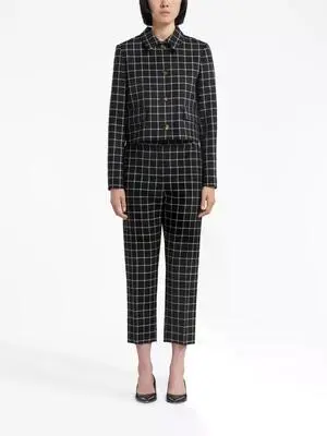 Marni Checked Wool Trousers