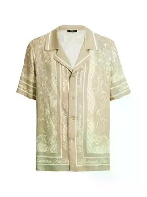 Balmain Printed Foulard Pyjama Shirt - Neutrals