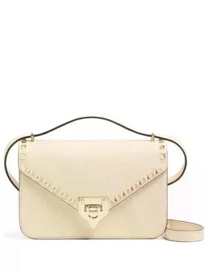 Valentino Garavani Rockstud Small Shoulder Bag - Neutrals
