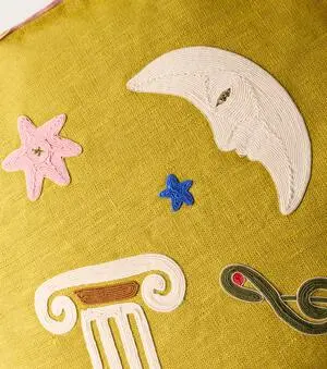 Jonathan Adler Playa Celestial Linen Cushion