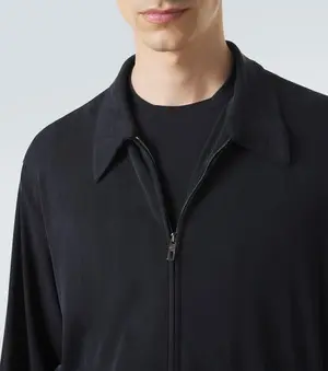 Giorgio Armani Zip-up Blouson Jacket