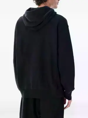 Champion Logo-embroidered Drawstring Hoodie - Black