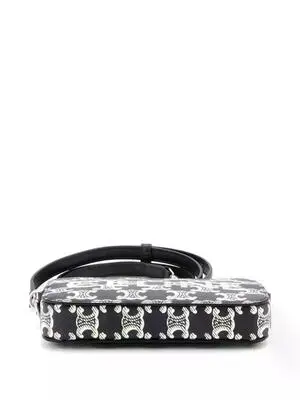 Celine Horizontal Pouch Crossbody Bag Logo Triomphe Coated Canvas