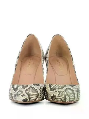 TASSINARI Jarina Snake-effect Pointed-toe Pumps