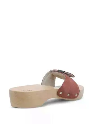 DR. SCHOLL'S SHOES Pescura Suede Sandals With Buckle Detail