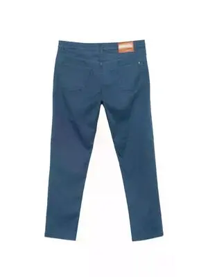 Canali Logo Patch Trousers