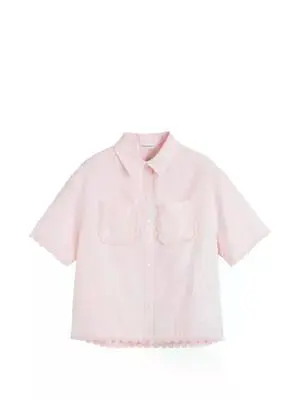 Chinti & Parker Scallop Trim Shirt - Pink