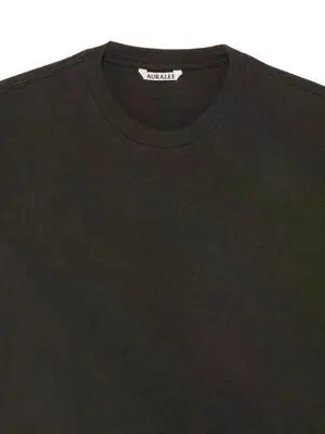 Auralee Brushed Jersey T-shirt - Black