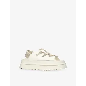 UGG Goldenglow Coated-leather Sandals