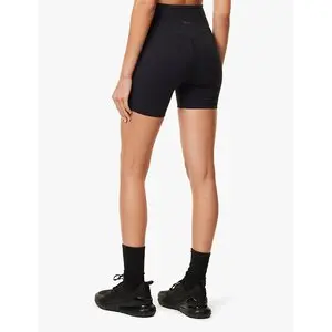 TALA Dayflex Wrap Stretch-woven Cycling Shorts - Shadow Black