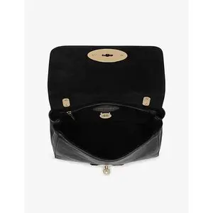 Mulberry Lily Leather Shoulder Bag - Black