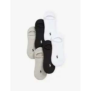 Polo Ralph Lauren Pack Of Six Cotton Ankle Socks - Assorted