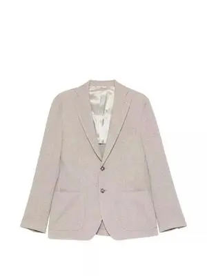 MANUEL RITZ Micro-texture Blazer - Neutrals
