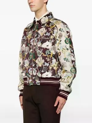 Amiri Floral Embroidered Bomber Jacket