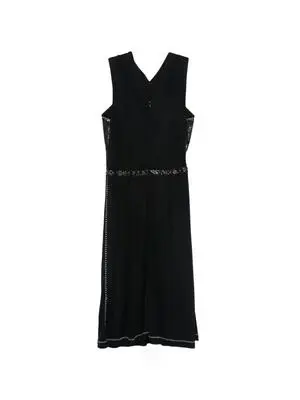 Bottega Veneta Sleeveless Halterneck Midi Dress