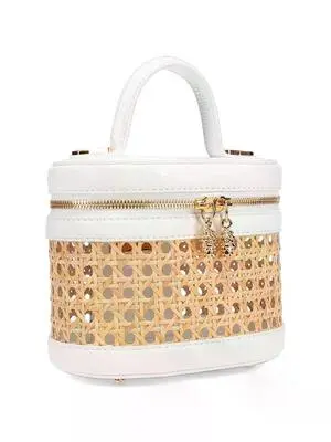 Tyler Ellis Small Victoria Wicker-panel Tote Bag