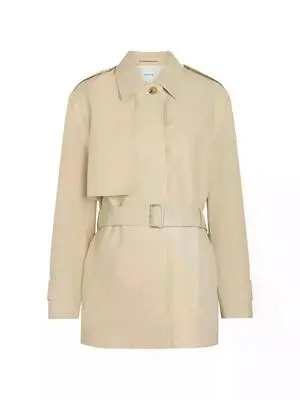 Vince Belted Trench Coat - Neutrals