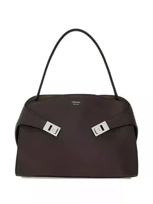 FERRAGAMO Soft Hug Shoulder Bag - Brown