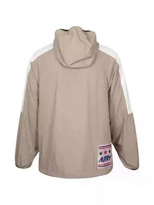 AUTRY Panelled Half-zip Hooded Jacket