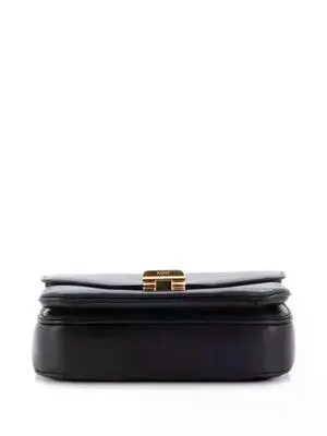 Celine C Bag Leather Small Shoulder Bag - Black