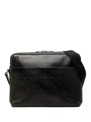 LOUIS VUITTON 2012 Damier Infini Calypso Mm Crossbody Bag - Black