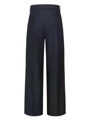 Loewe Pleat-detail Tailored Wool Trousers