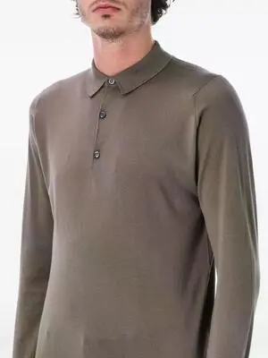 John Smedley Bradwell Long-sleeve Polo Shirt