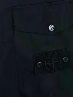 Stone Island Logo Patch Cargo Pants