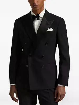 Polo Ralph Lauren Satin-lapel Double-breasted Jacket