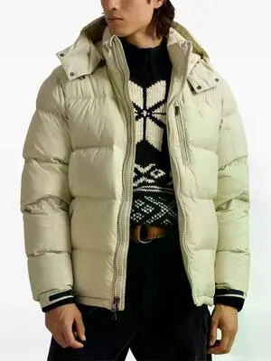 Polo Ralph Lauren Hooded Quilted Jacket - Neutrals