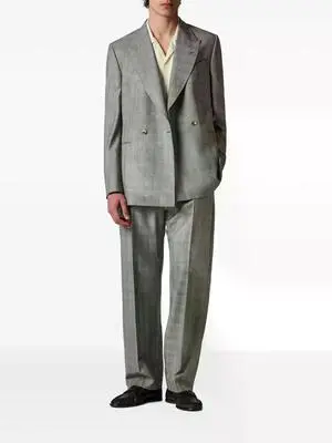 Paul Smith Checked Relaxed-fit Tailored Trousers
