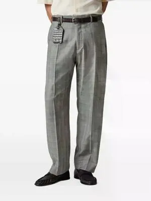 Paul Smith Checked Relaxed-fit Tailored Trousers