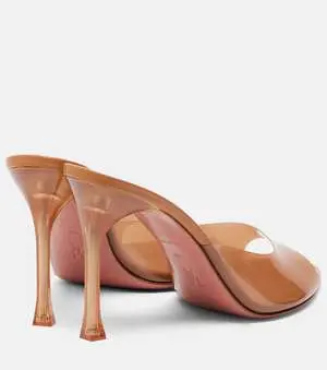 Amina Muaddi Alexa Pvc Mules
