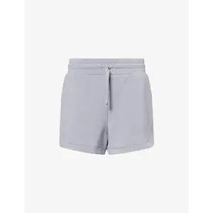 Varley Coulter High-rise Stretch-jersey Shorts - Wind Blue
