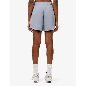 Varley Coulter High-rise Stretch-jersey Shorts - Wind Blue