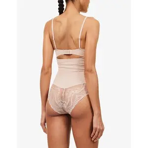 Calvin Klein Sensual Stretch Lace Shapewear Bodysuit