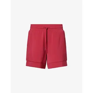 Varley High-rise Woven Shorts - Rich Raspberry