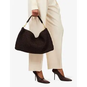 NAGHEDI Porto Medium Woven Shoulder Bag